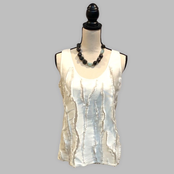 Zero + Maria Cornejo | Tops | Zero Maria Cornejo White Cutout Tank Nwt ...
